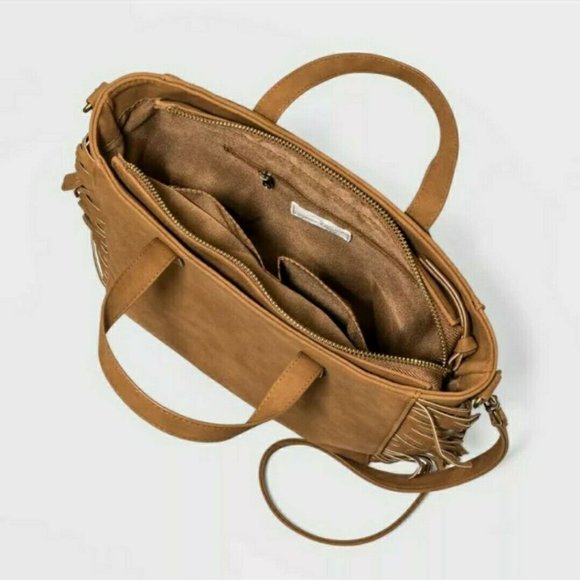 Universal Thread | Bags | Universal Thread Cognac Rowan Tote Handbag ...